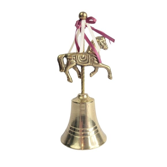 Vintage | Accents | Vintage Avon Gift Collection 6 Brass Carousel Horse ...